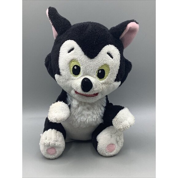 Disney | Toys | Disney Pinocchio Figaro Black White Cat 6 Plush Begging ...